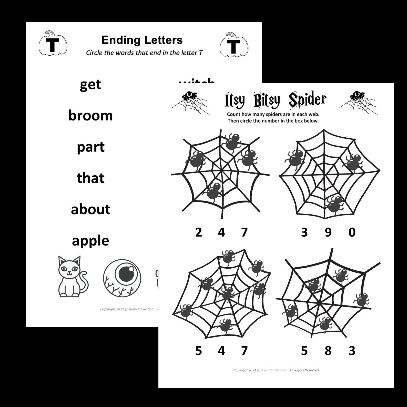 Halloween Worksheets Bundle: Prek-kindergarten Printable Activity Pack ...