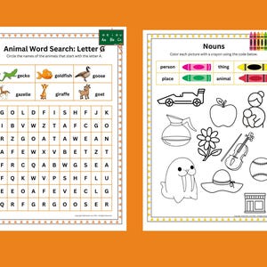 First Grade Vocabulary Activity Book Spelling Sight Words Worksheets ...