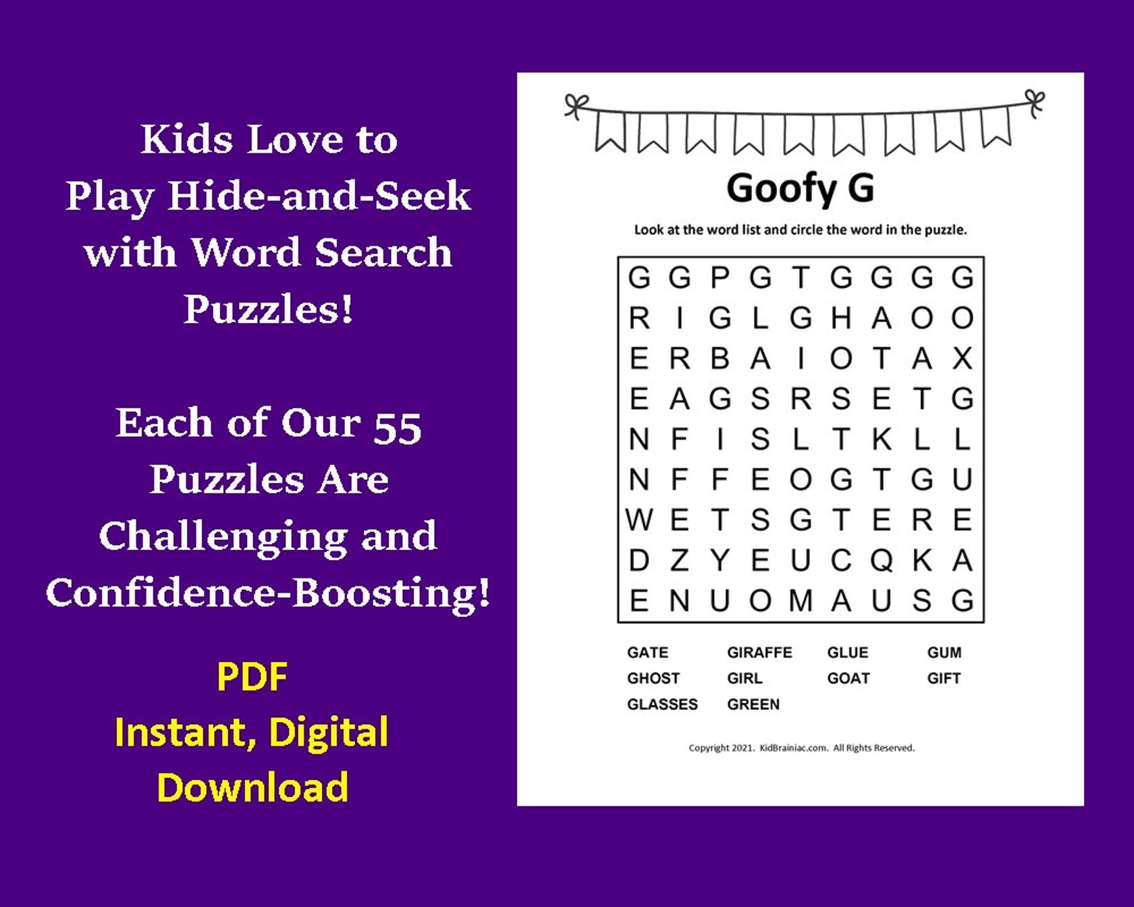 Word Search, Printable Word Search Puzzles for Preschool and ...
