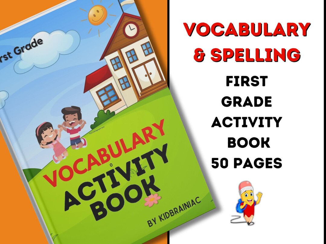 First Grade Vocabulary Activity Book Spelling Sight Words Worksheets ...