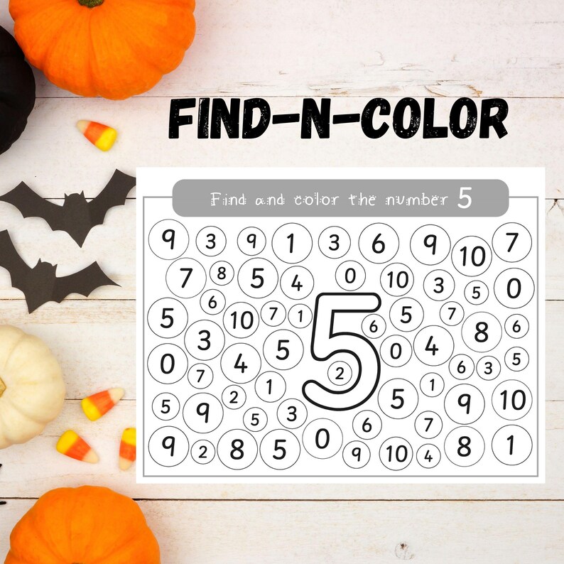 Halloween Preschool Activity Book: Letter Tracing, Coloring Printable ...