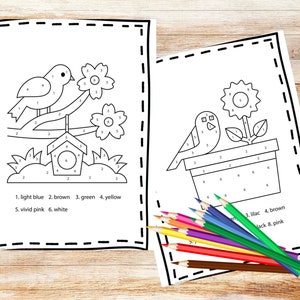 Coloring Book for Kids PRINTABLE Color by Number 100 Pages Coloring ...