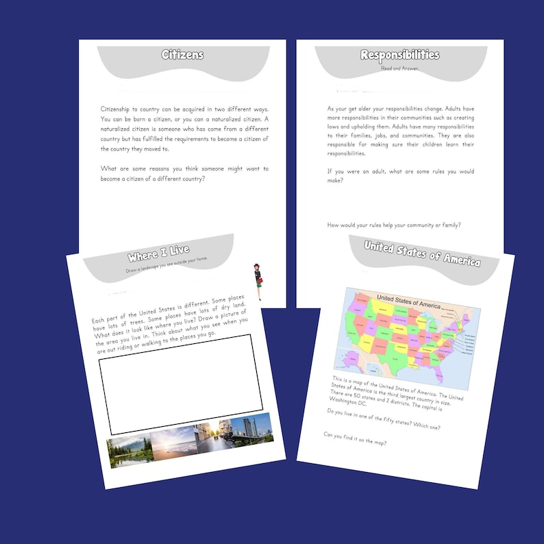 2nd Grade American History Activity Book: Social Studies Homeschool ...