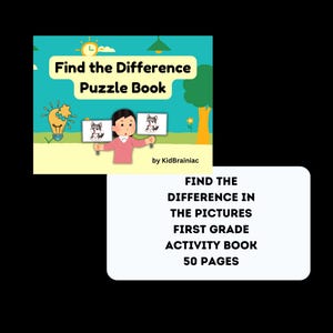 First Grade Find the Difference Activity Book: Brain Games (PDF ...