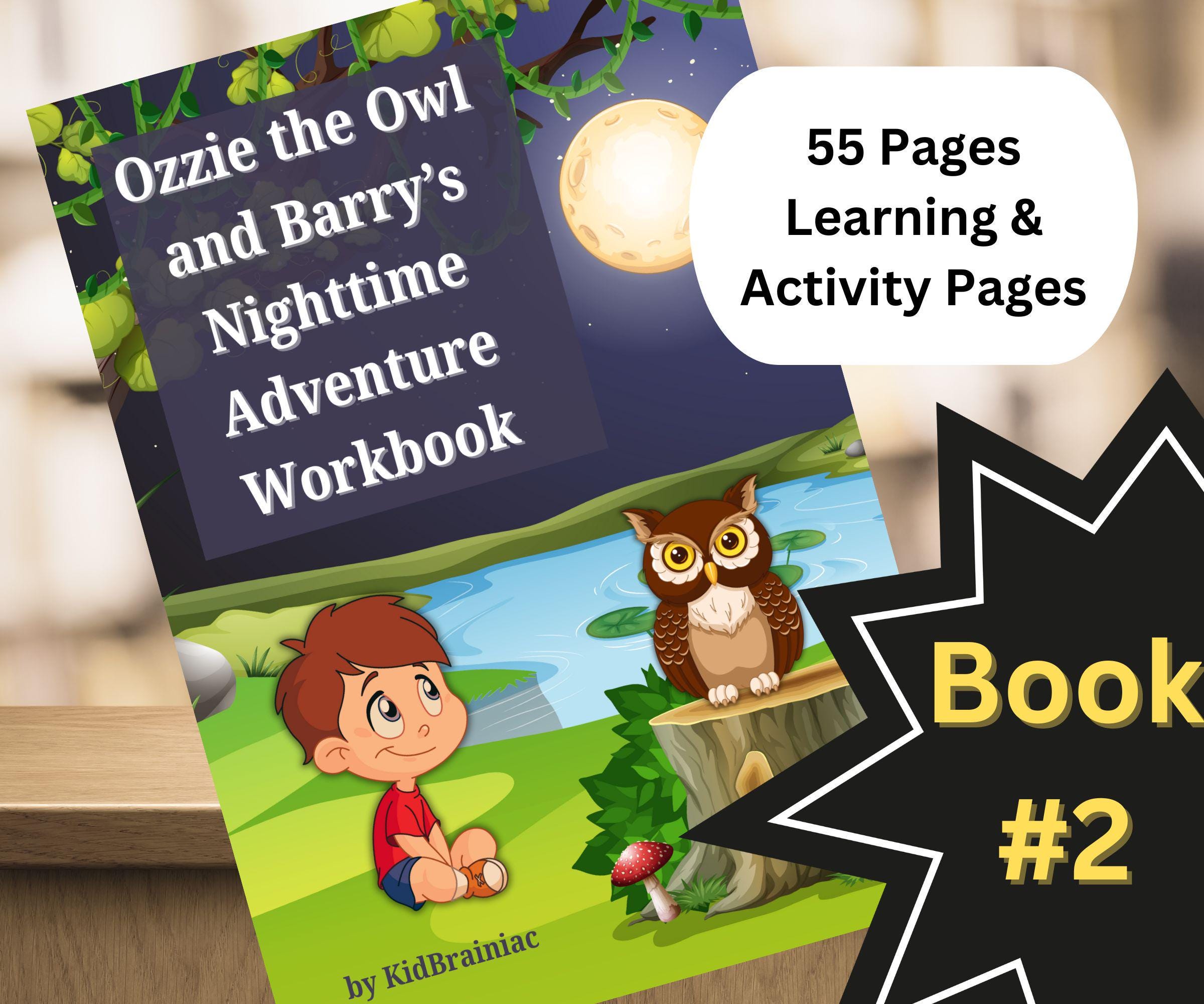Ozzie the Owl Printable Study Unit Storybook Reading Activity Book ...