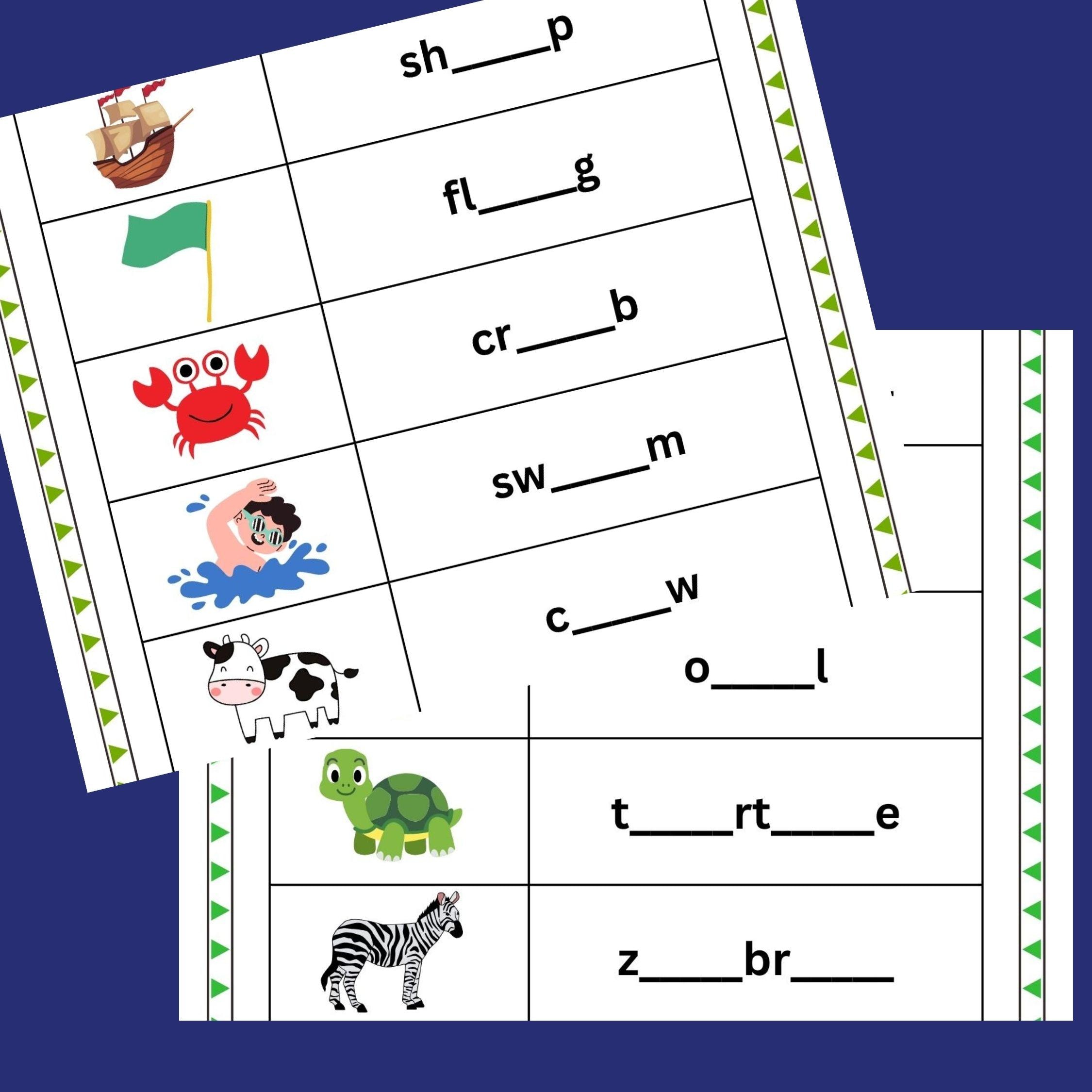 First Grade Vocabulary Activity Book Spelling Sight Words Worksheets ...