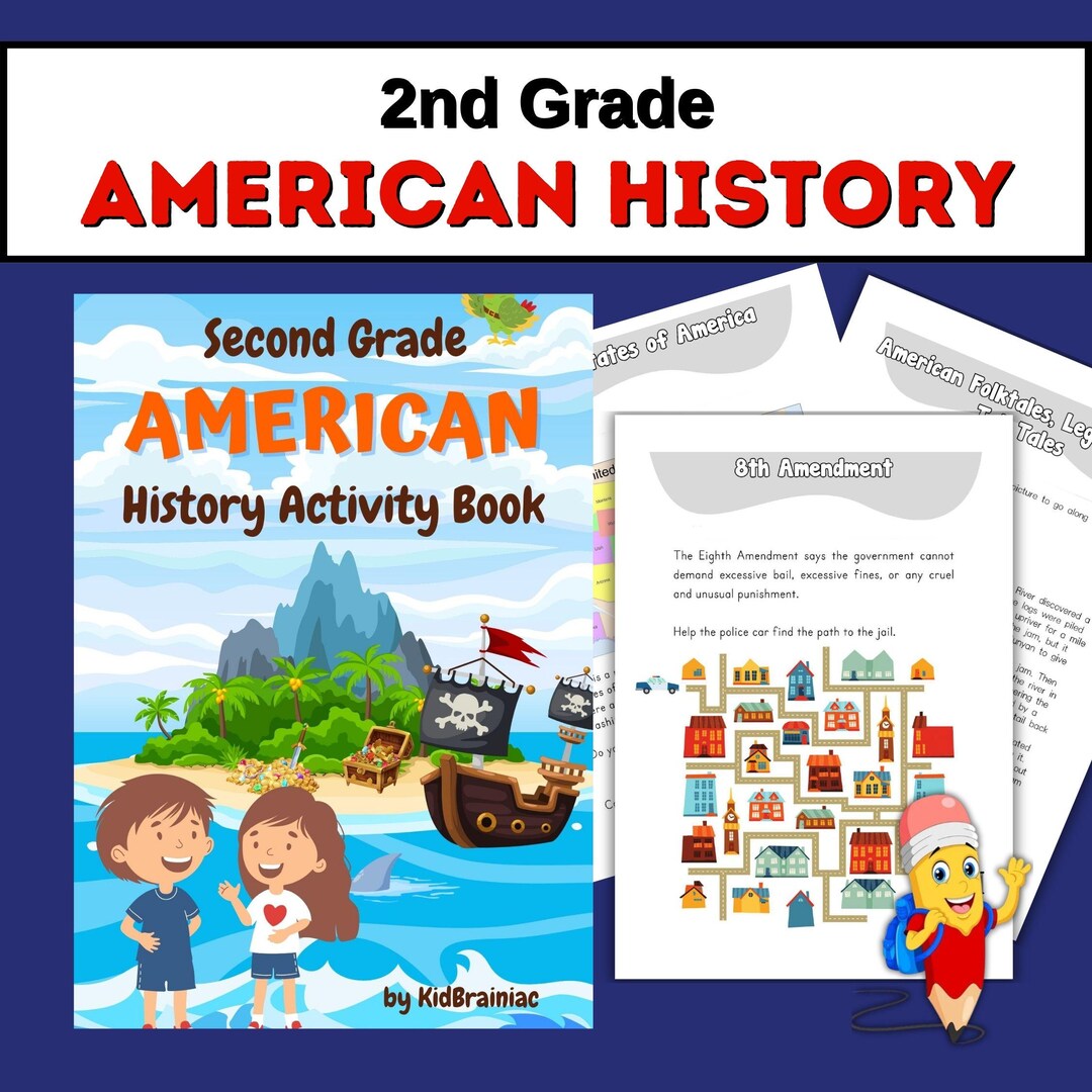 2nd Grade American History Activity Book: Social Studies Homeschool ...