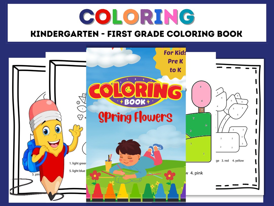 Coloring Book for Kids PRINTABLE Color by Number 100 Pages Coloring ...