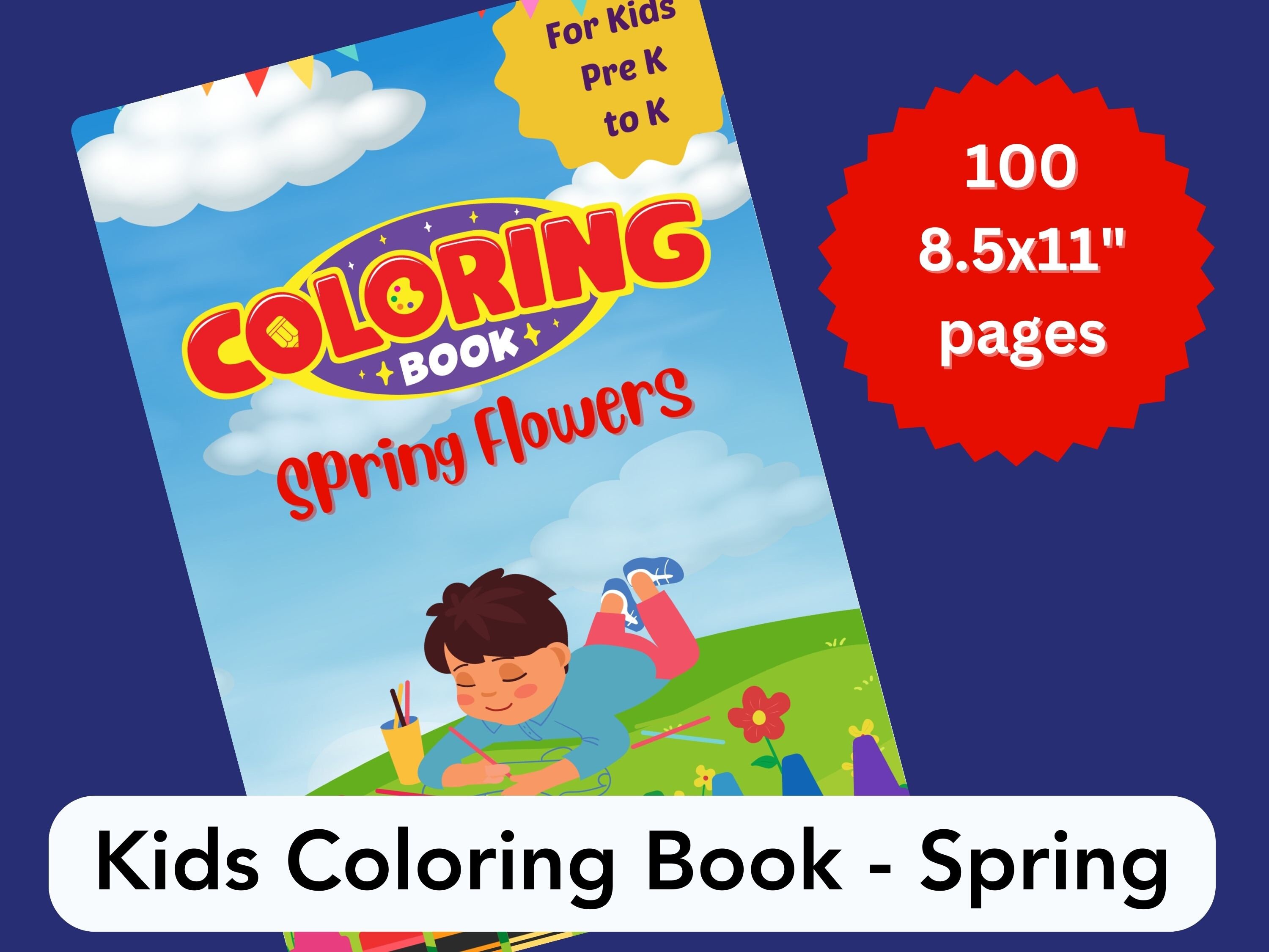 Coloring Book for Kids PRINTABLE Color by Number 100 Pages Coloring ...