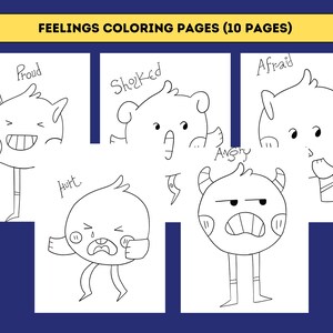 Feelings Second Grade PRINTABLE Activity Book, 2nd Grade, Reading ...