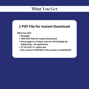 Preschool Count and Color Activity Book: 50 Pages (digital Download) - Etsy