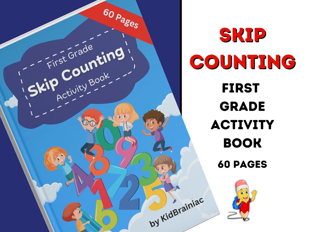 First Grade Skip Counting Activity Book Worksheets Printable Homeschool ...