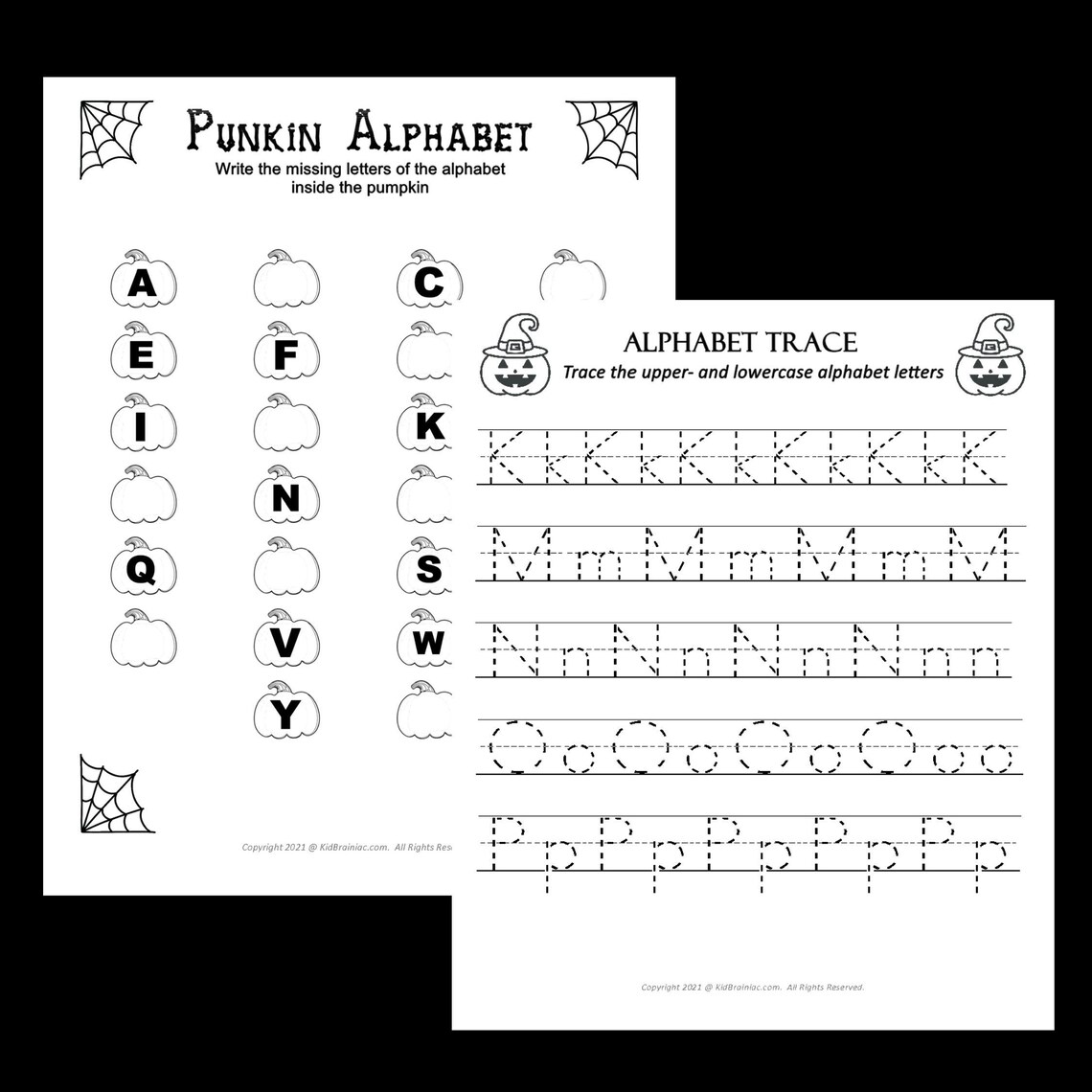 Halloween Worksheets Bundle: Prek-kindergarten Printable Activity Pack ...