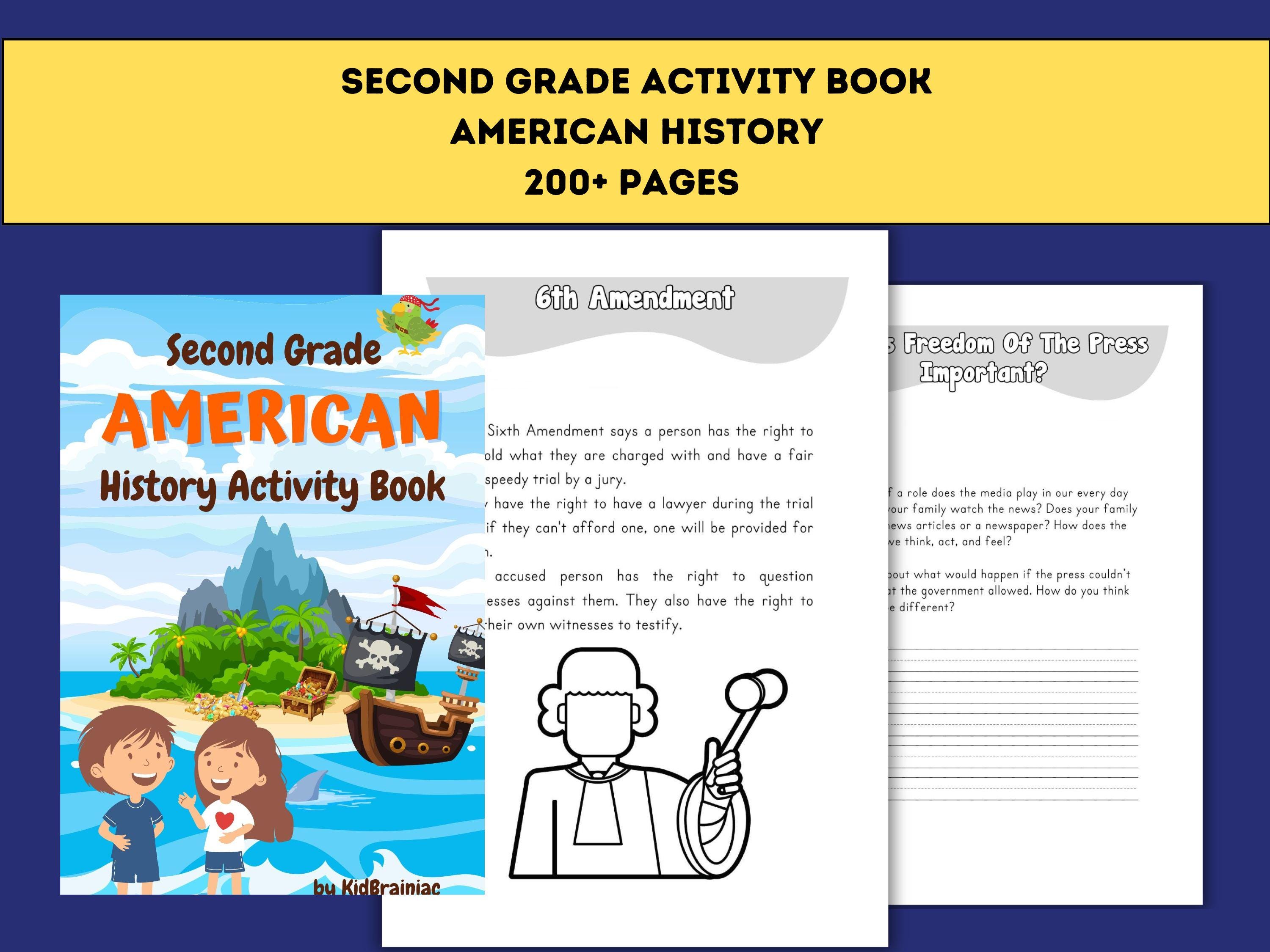 Second Grade Social Studies PRINTABLE Activity Book, 2nd Grade, Reading ...