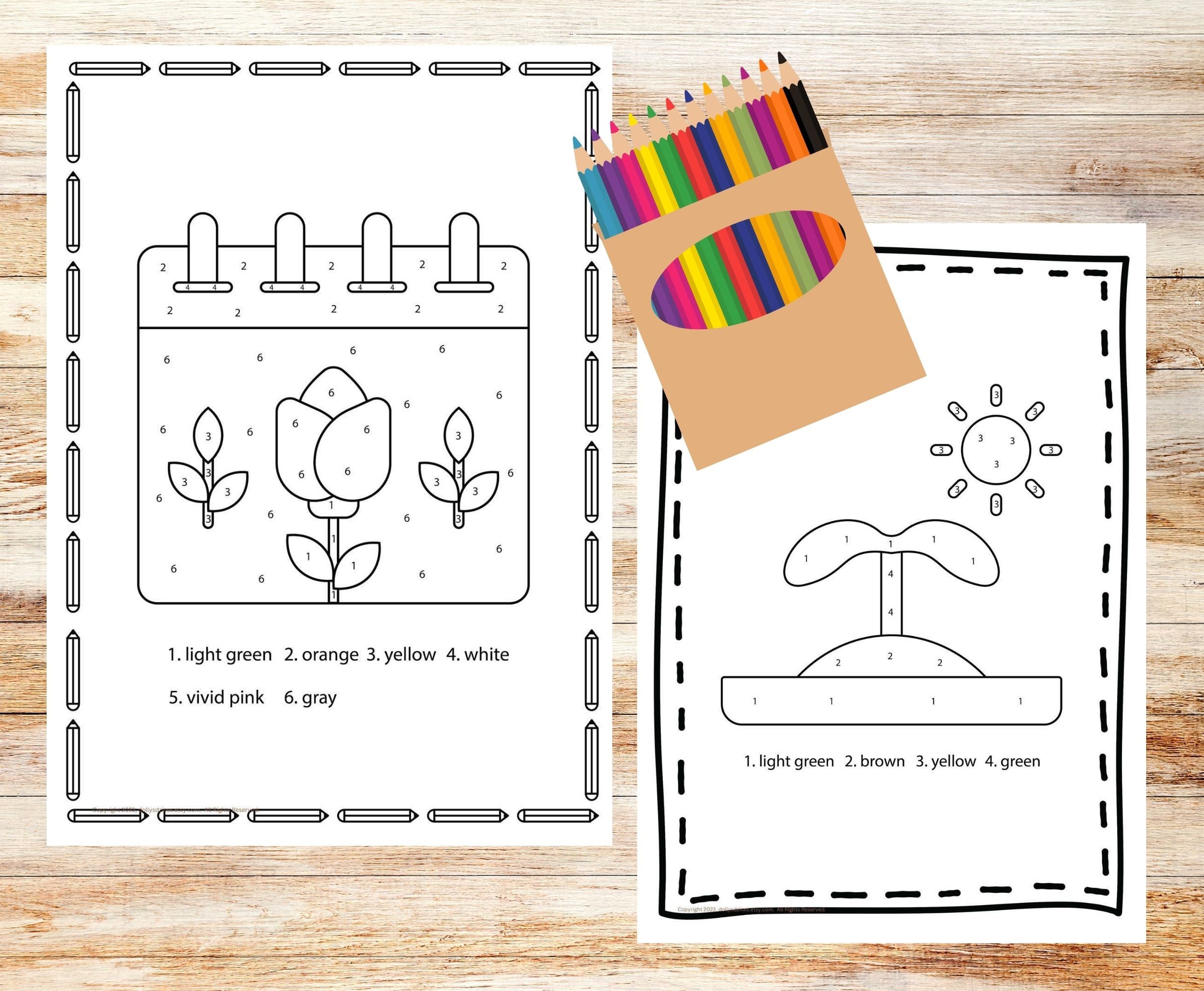 Coloring Book for Kids PRINTABLE Color by Number 100 Pages Coloring ...