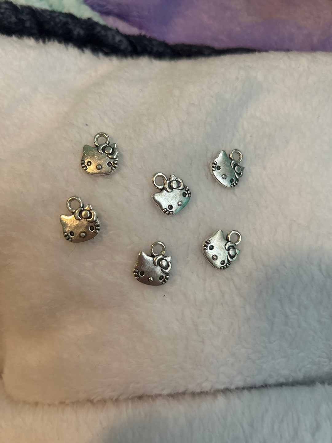 Hello Kitty Charms - Etsy