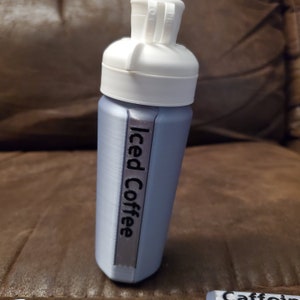 3D Printed Circul Sip Case With Interchangeable Labels - Etsy