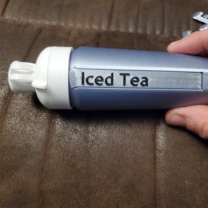 3D Printed Circul Sip Case With Interchangeable Labels - Etsy