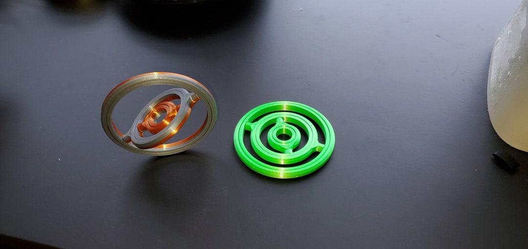 3D Printed Orbiting, Spinning, Rotating Fidget Toy - Etsy