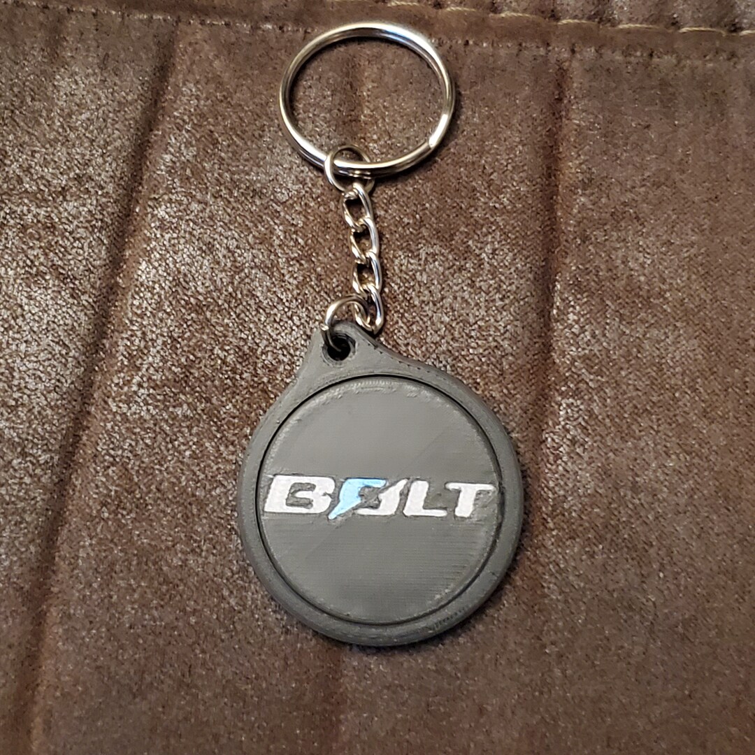 Spinning 3D Printed Chevy Bolt EV Keyring - Etsy