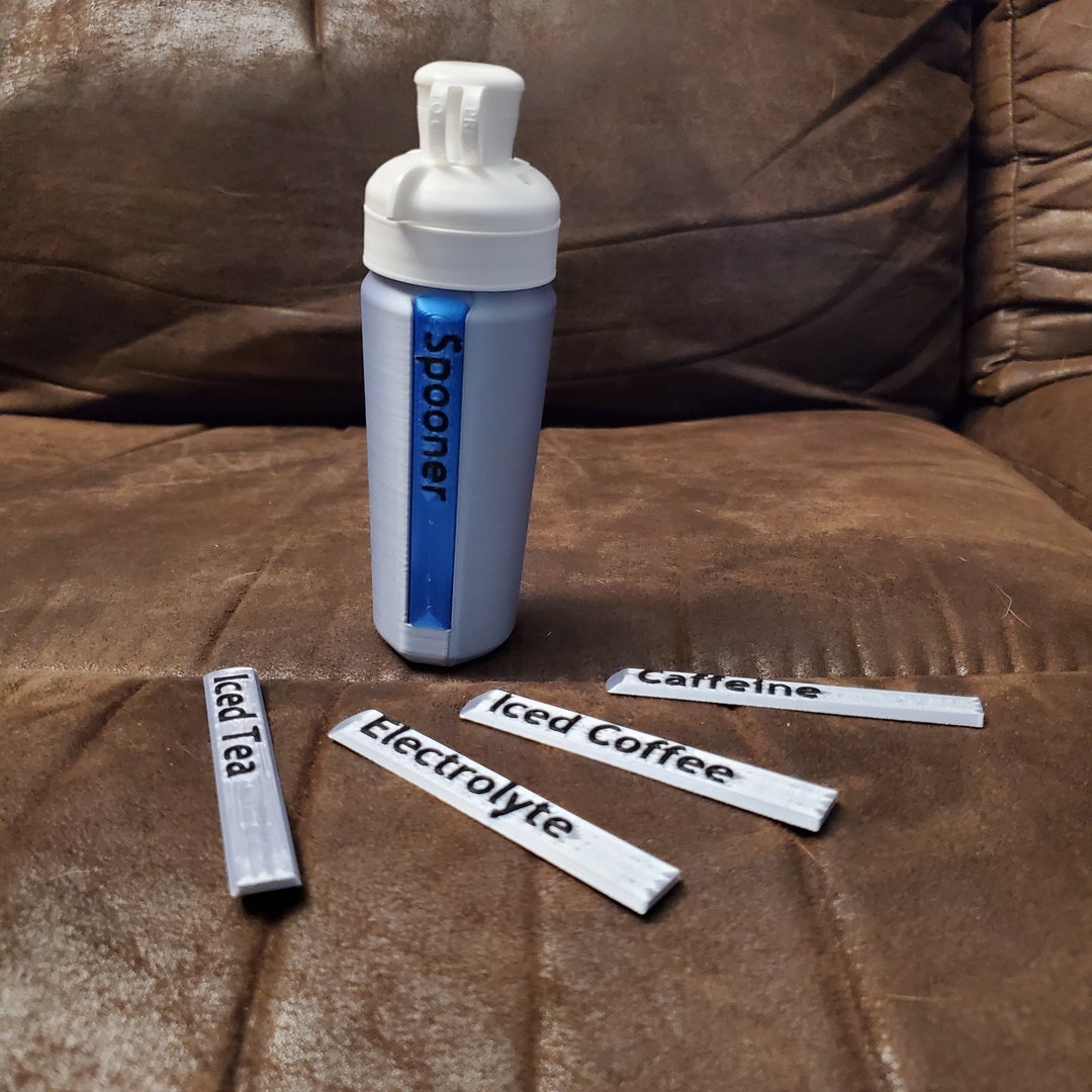 3D Printed Circul Sip Case With Interchangeable Labels - Etsy