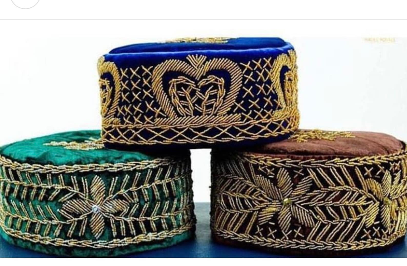African Chieftaincy Wedding Hat. Nigerian/african Traditional Wedding ...