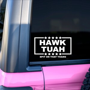 Hawk Tuah Vinyl Decal - Etsy