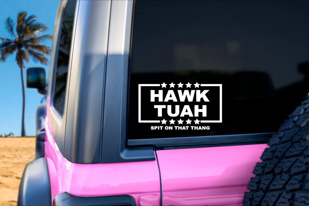 Hawk Tuah Vinyl Decal - Etsy