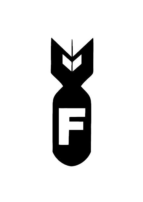 F Bomb Vinyl Decal - Etsy