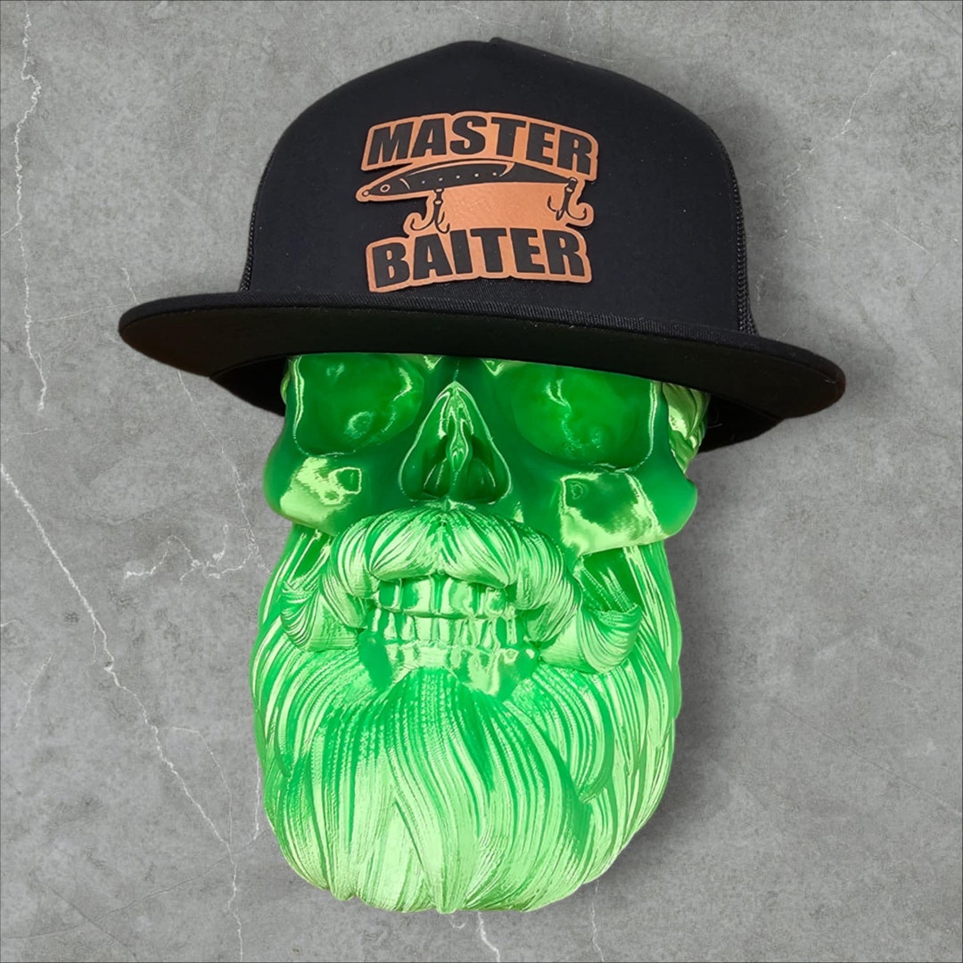 Master Baiter Flat-billed Snapback Hat - Etsy