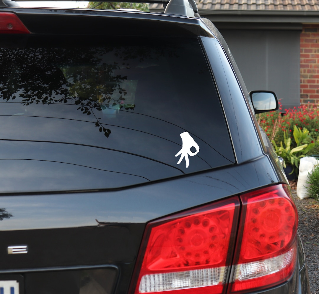 Gotcha Hand Vinyl Decal - Etsy