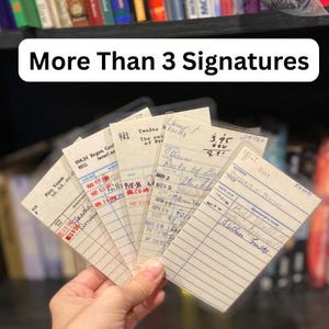 Library Check Out Card Surprise Bookmark Vintage-mystery Grab - Etsy