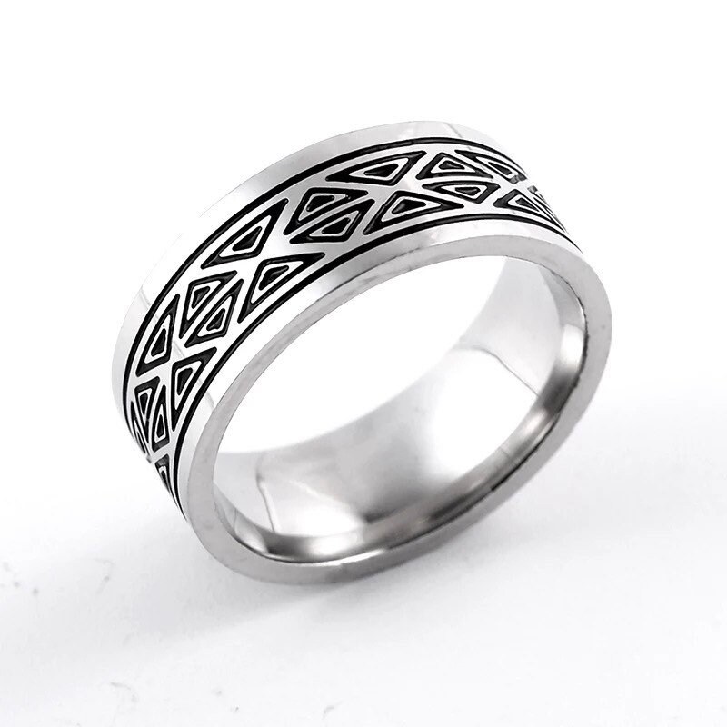 Triangular Pattern Ring - Etsy