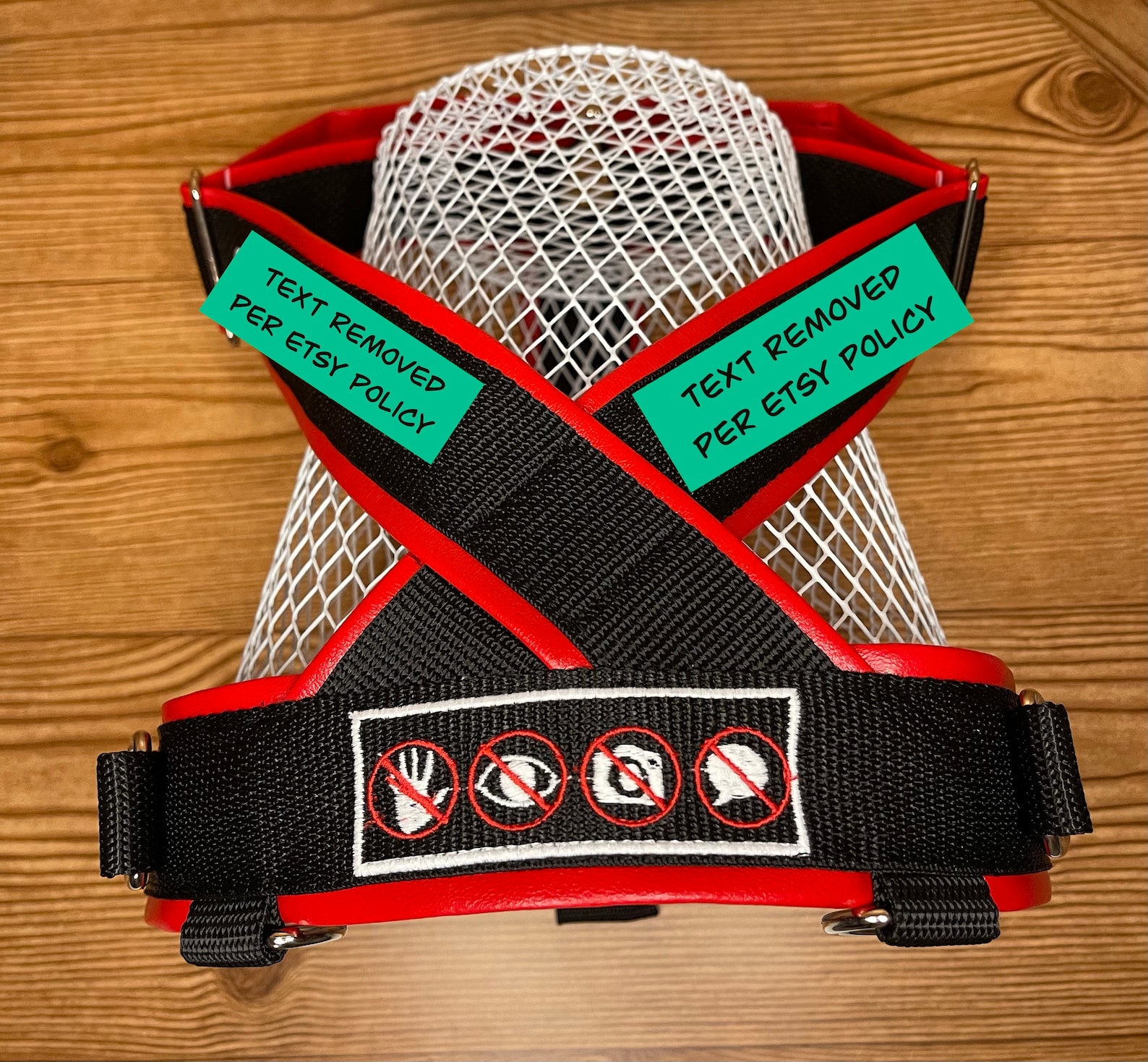 X Back Y Front Dog Harness Custom Made With Vinyl and - Etsy