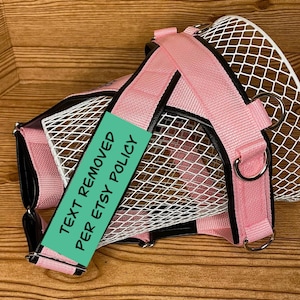 X Back Y Front Dog Harness - Custom Made With Vinyl and Webbing - Etsy