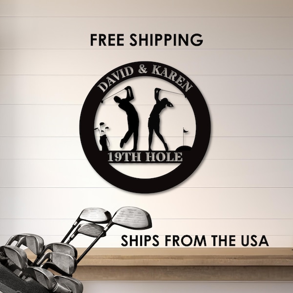 Golf Metal Outdoor Signs - Etsy