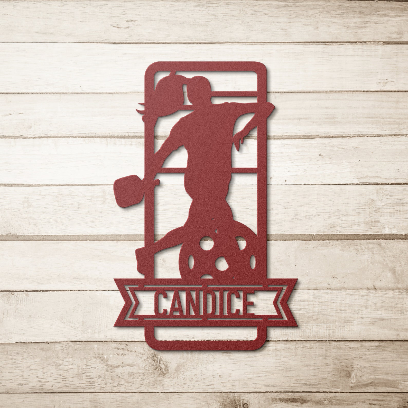 Custom Pickleball Metal Art Decor Sign, Gift for Pickleball Player ...