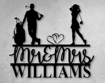 Custom Metal Golf Course Wall Art Custom Metal Sports Sign - Etsy