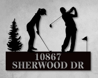 Custom Metal Golf Course Wall Art Custom Metal Sports Sign - Etsy