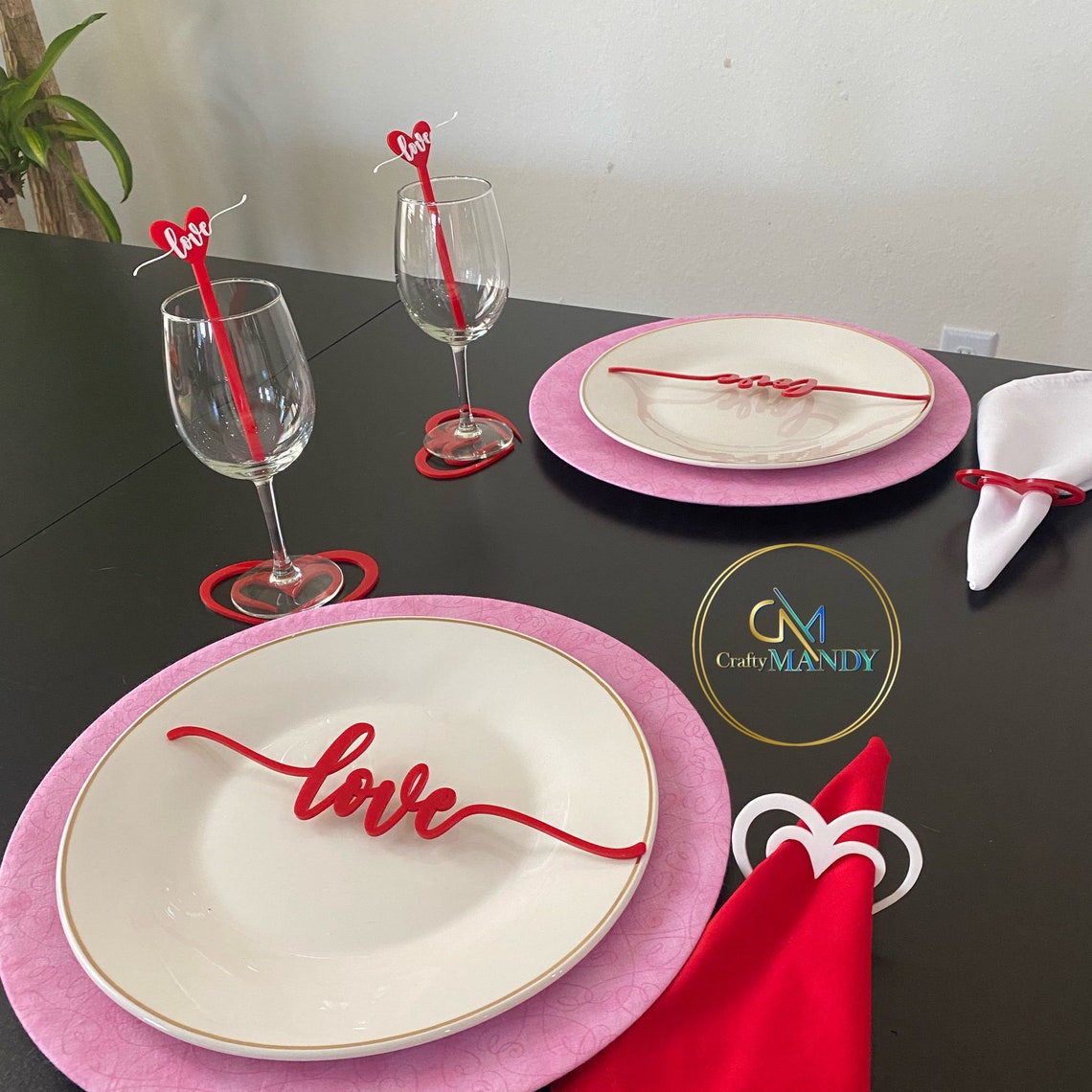Acrylic Stirrers, Drink Stirrers, Valentine's Drink Stir Sticks, Drink ...