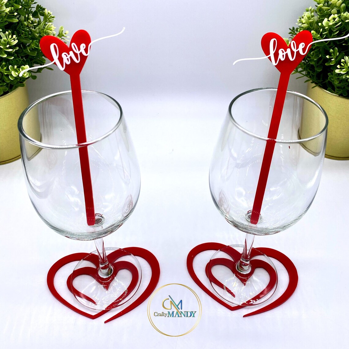 Acrylic Stirrers, Drink Stirrers, Valentine's Drink Stir Sticks, Drink ...