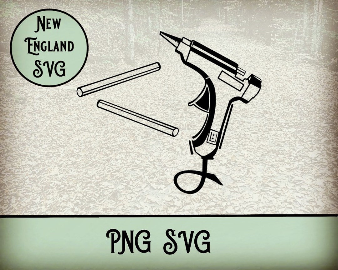 Hot Glue Gun SVG File - Etsy