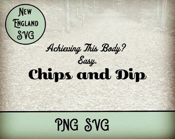 Papercraft Food Humor Fitness Chips and Dip SVG File Paper, Party ...