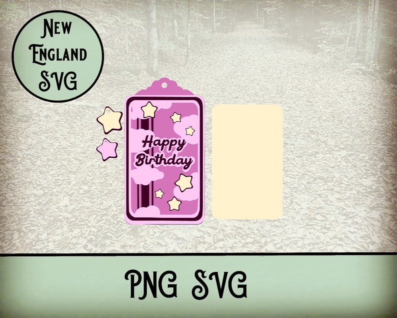 Feliz cumpleaños Hang Tag SVG File - Etsy México