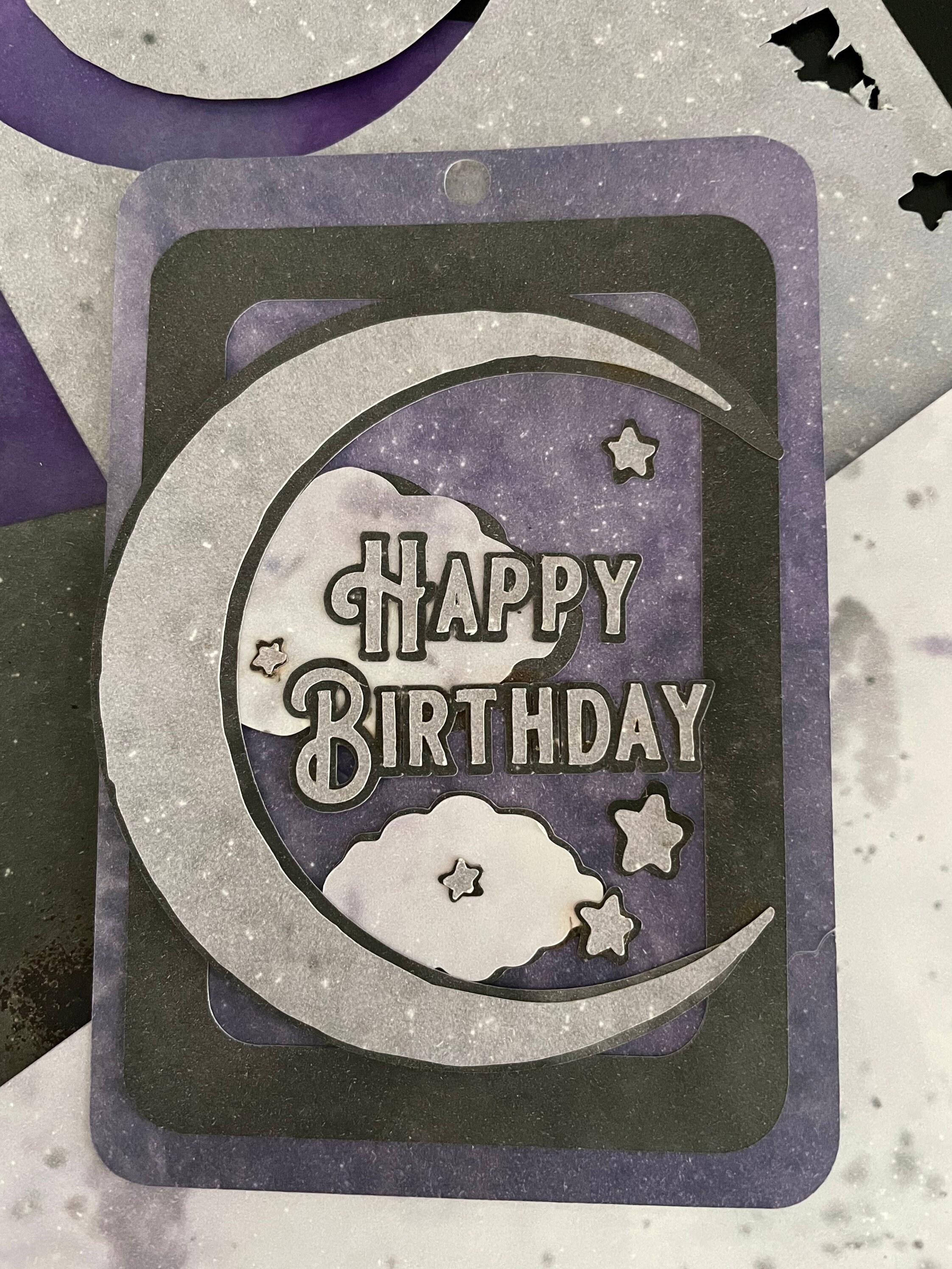 Happy Birthday Tag SVG File - Etsy