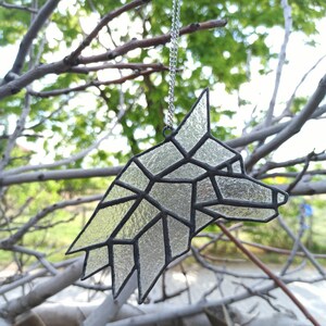 Stained Glass Wolf Pattern, Stained Glass Geometric Animal Patterns ...