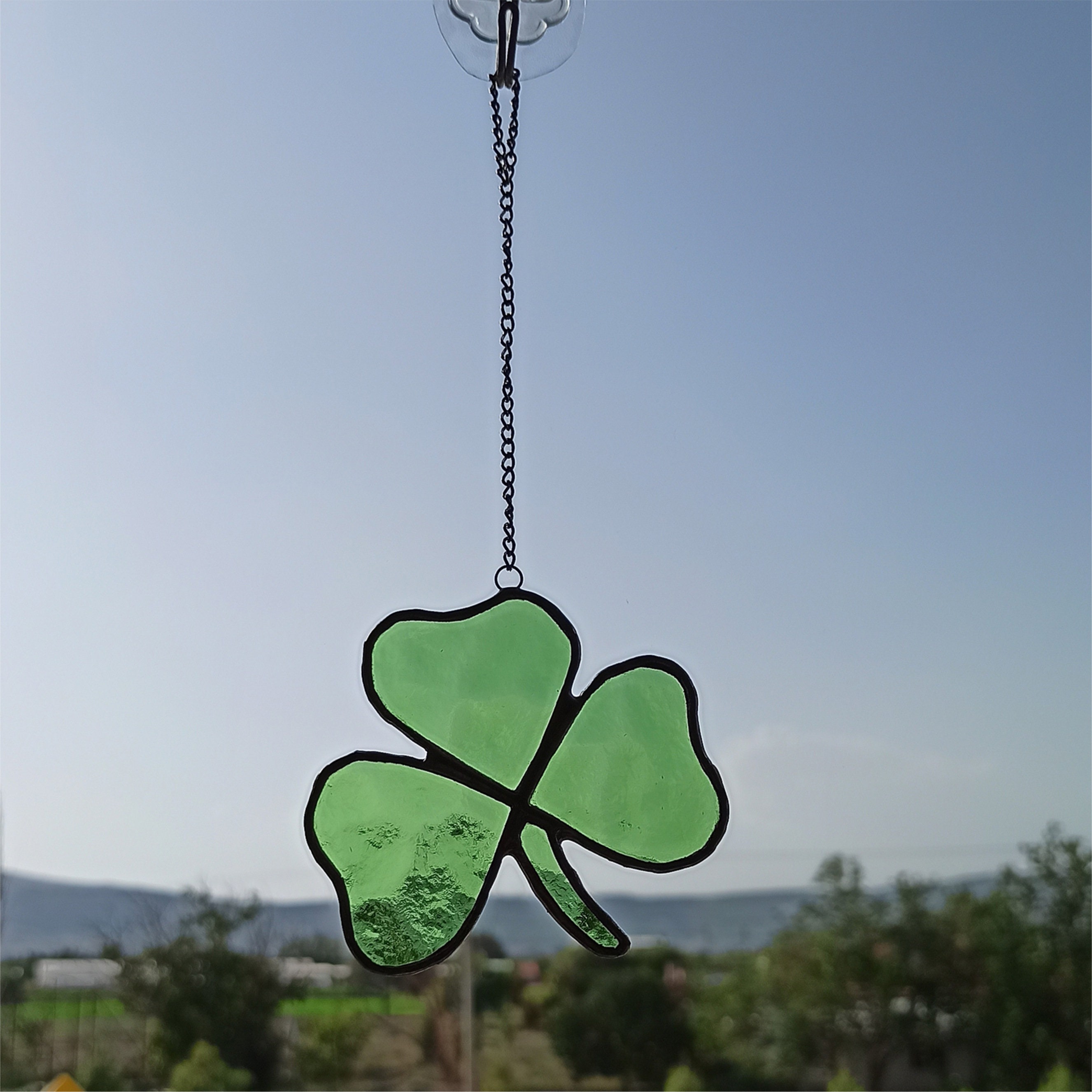 Stained Glass Clover Pattern, 3 Leaf Clover Stained Glass Pattern Pdf ...