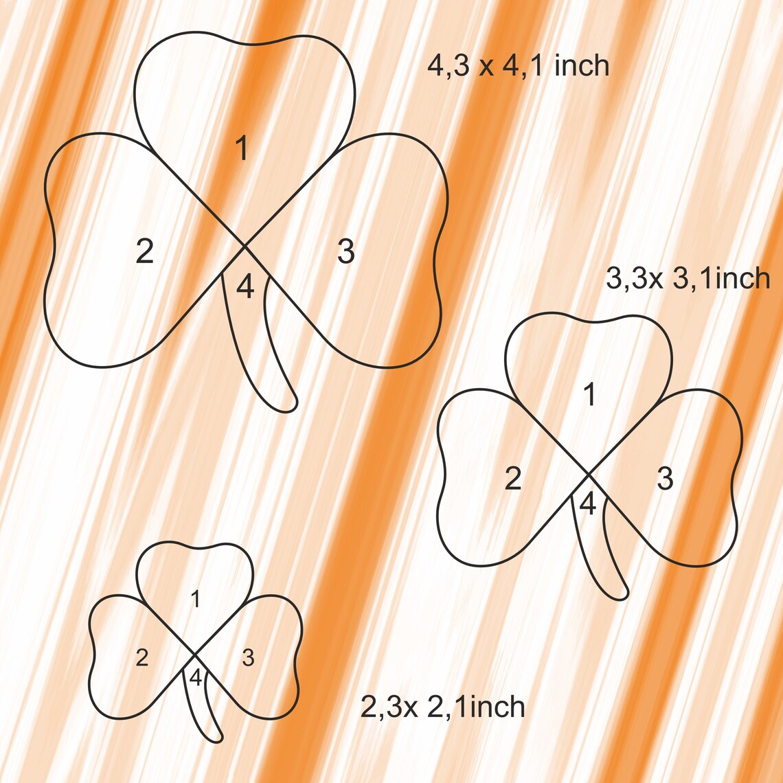 Stained Glass Clover Pattern, 3 Leaf Clover Stained Glass Pattern Pdf ...