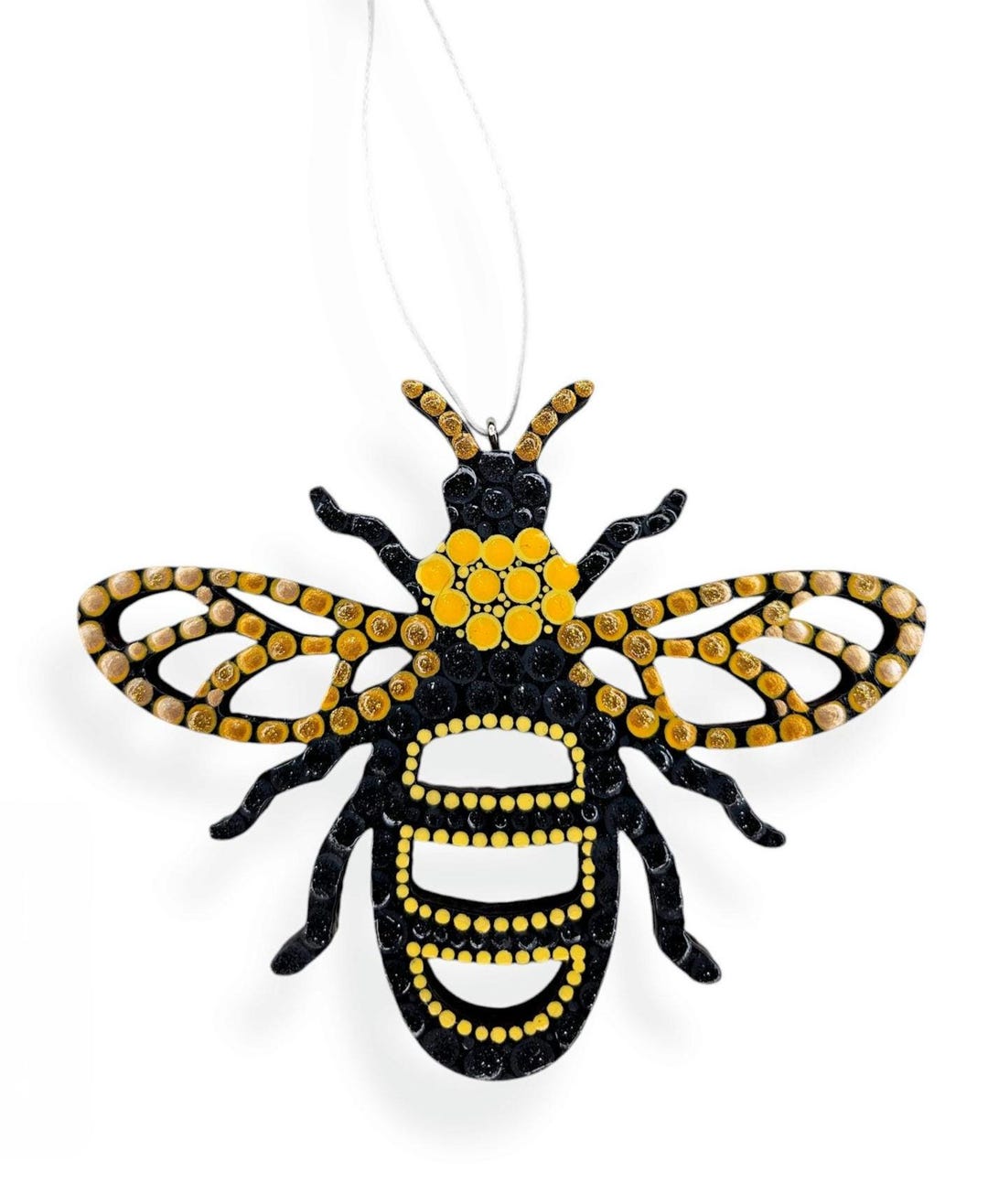 Honey Bee Ornament Bumble Bee Christmas Tree Ornament Bee Christmas ...