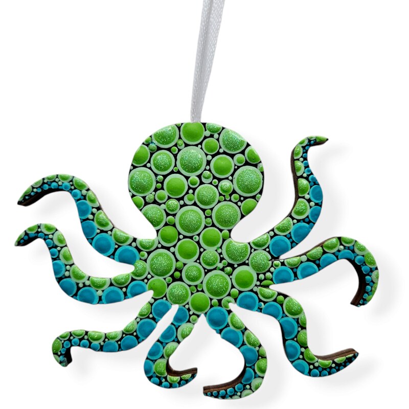 Octopus Ornament - Etsy